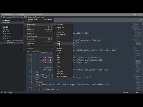 Sublime Text How to open in browser, run HTML, CSS and JavaScript codes in sublime text