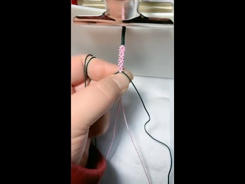 DIY Macrame Tutorial - Braided Bracelet With Flower Pattern