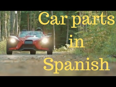 Car parts in Spanish | Basic Spanish Vocabulary | Partes del Coche
