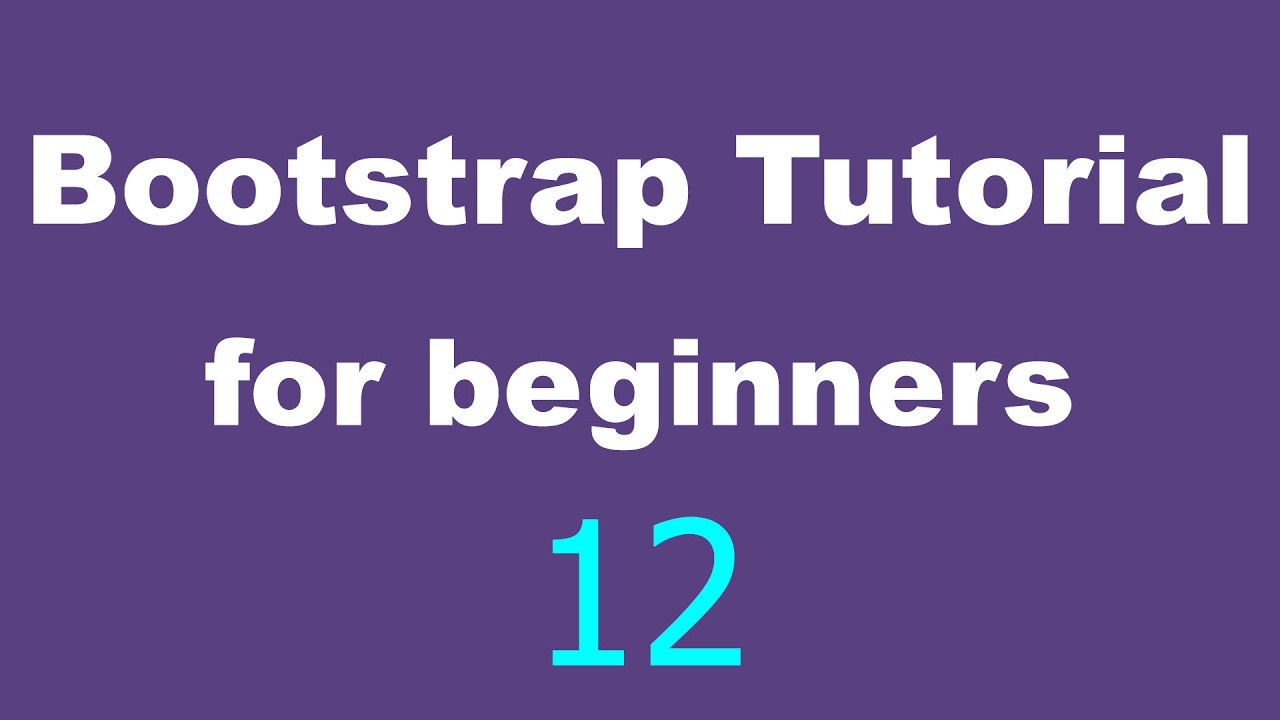 Bootstrap Tutorial for Beginners - 12 - Typography