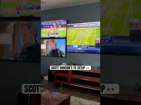 Scott Hanson has the ultimate multiple TV setup 🔥 (via scotthanson/X)