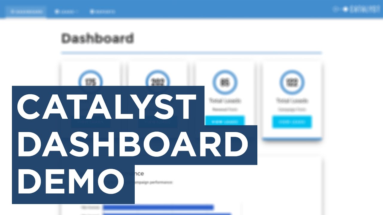 Catalyst Dashboard Demo
