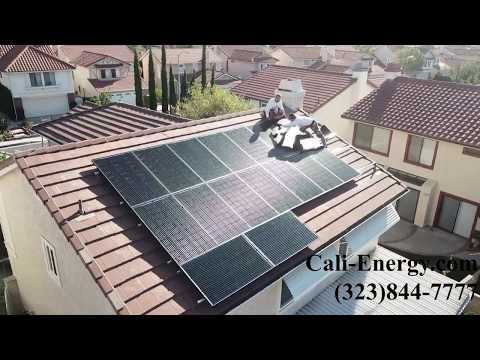 Installation of 16 Silfab 320M SE5000H-US Solar Panels in Porter Ranch, CA