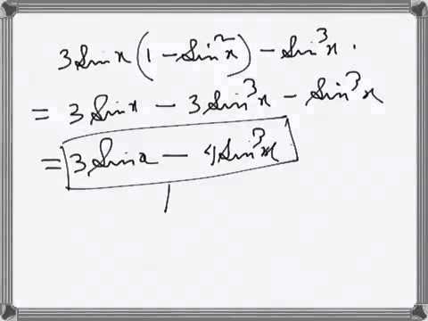 Trigonometry: Sine and Cosine triple angle