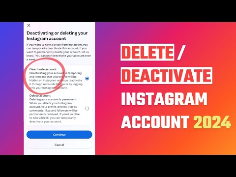 Temporarily Deactivate or Delete Instagram Account in 2024? New Update