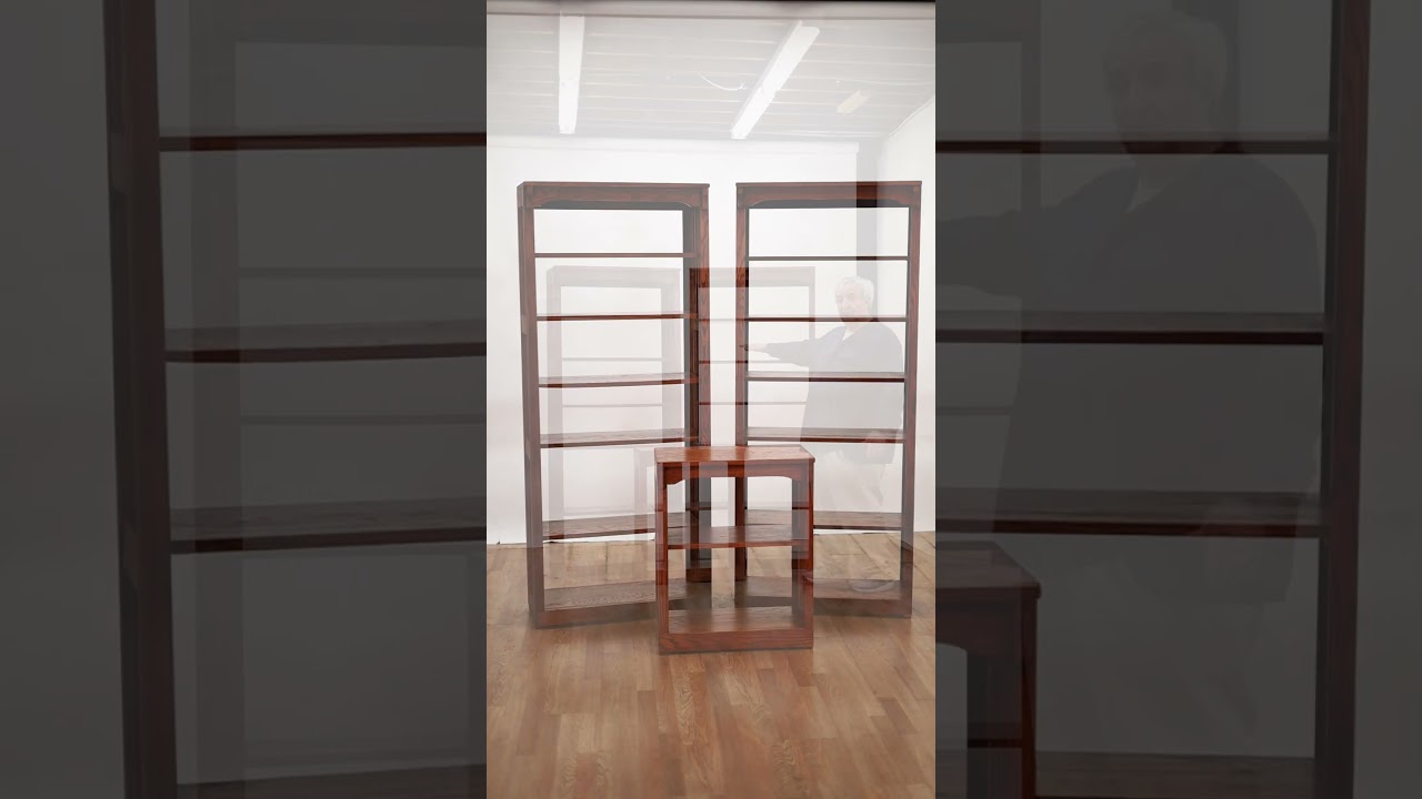 Solid Mission Open Back Style Bookcases (100% Solid Wood)#furniture  #woodenfurniture #barfurniture