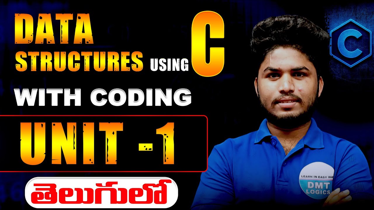 Data Structures Using C  Unit -1 Class | 3rd Sem Computer science Classes by Ranjith Sir