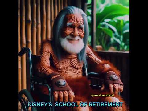 Magical world of Disney as AI brings your favorite old-school characters back to life in retirement!