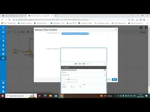 SugarCRM | If-Else Condition Based on Process Definition (BPM) | IF ELSE OR Switch Case| Hindi/Urdu