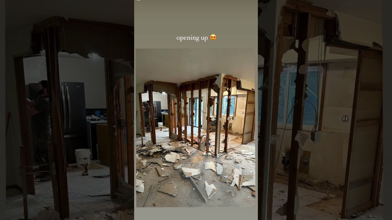 Open Concept Conversion and Kitchen Remodel