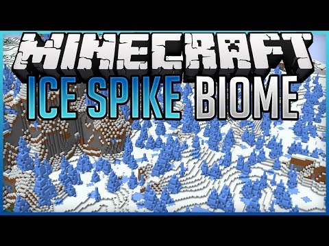 Seed: Ice Spike Biome @Spawn Minecraft Map