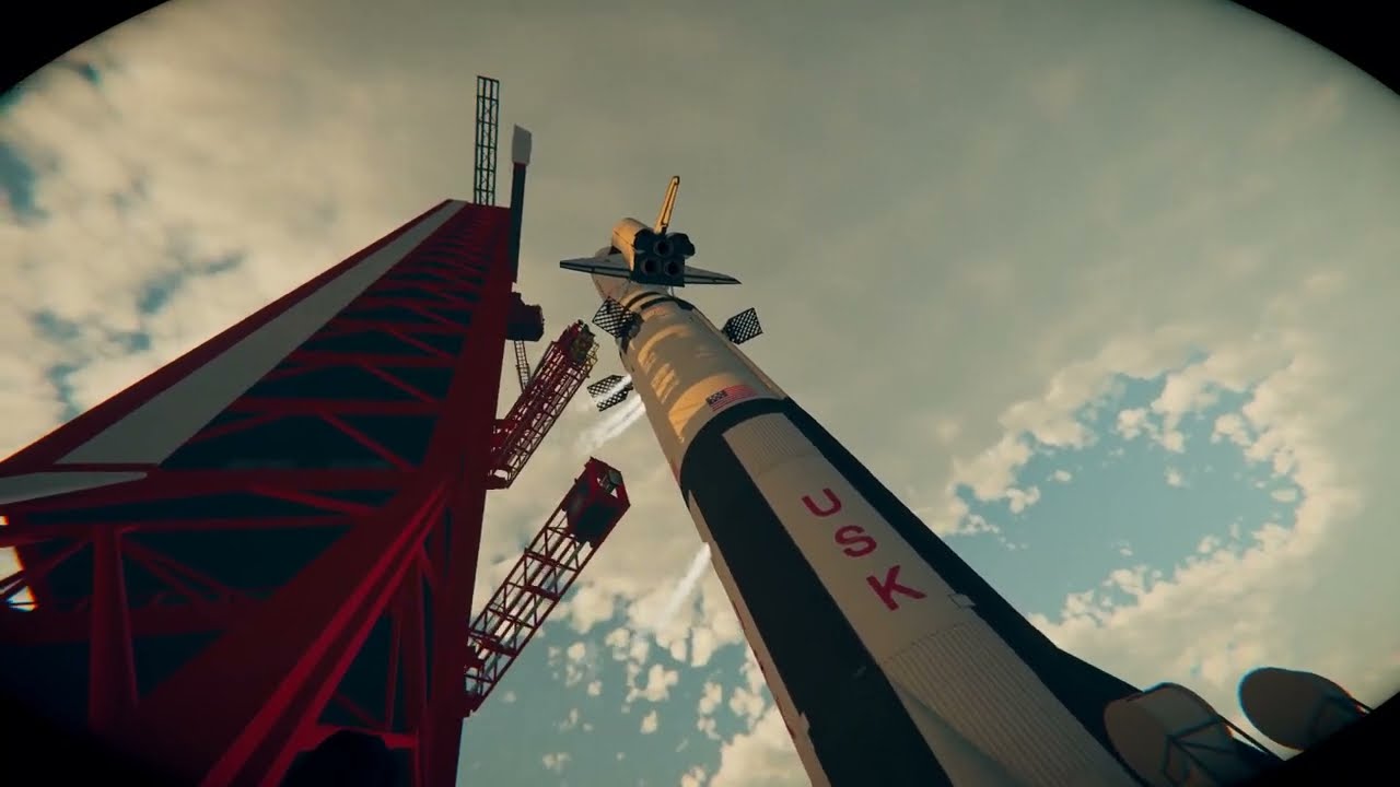 Saturn-Shuttle Launch Pad Cam Test