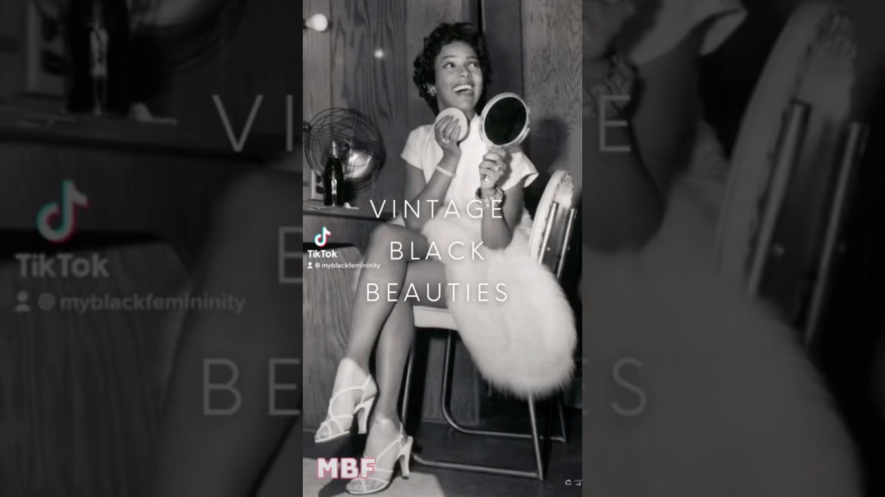 Vintage Black beauties Pt.1 ✨ #blackfemininity #divinefeminine #pinups