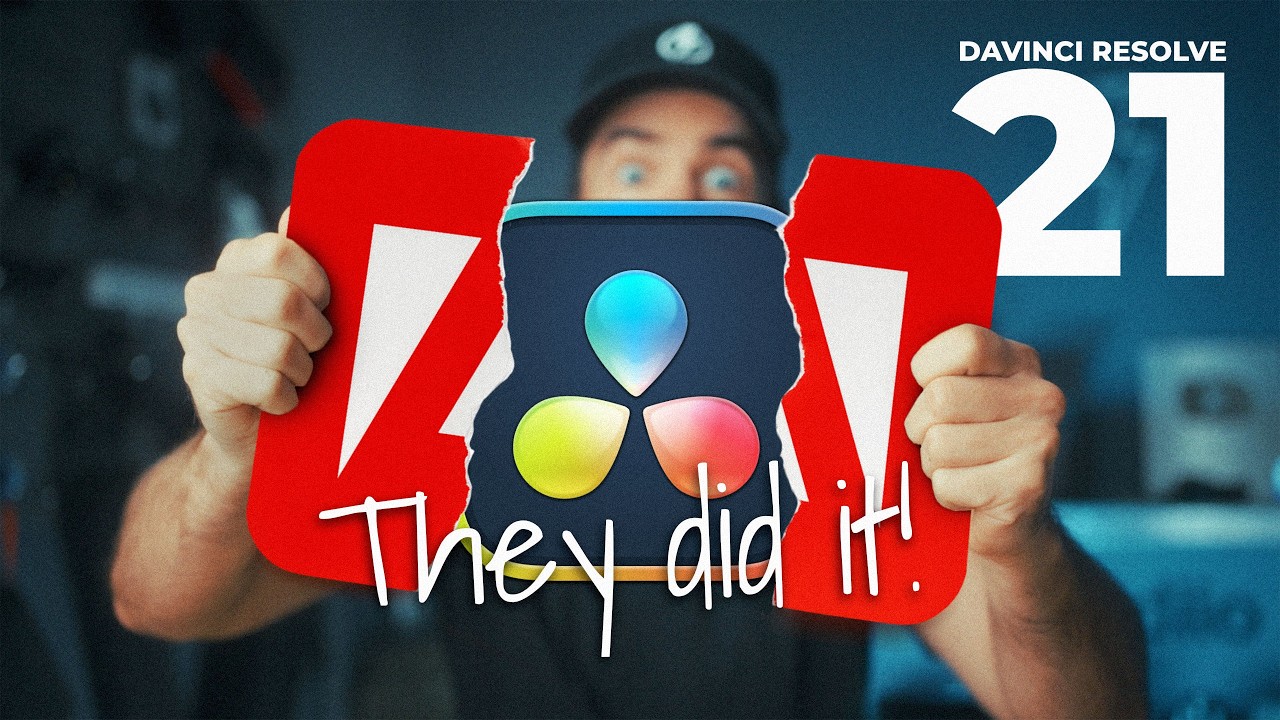 GAME OVER ADOBE!! DaVinci Resolve 21 is HERE [What's NEW?]