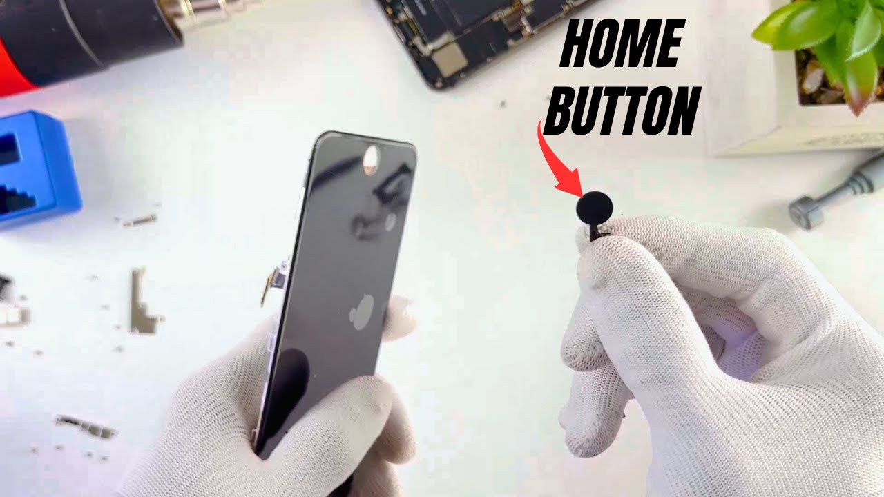 Apple iPhone 8 Plus Home Button Replacement Shown in 3 Minutes