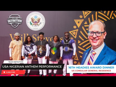 Team Definition - USA | Nigerian Anthem Performance at the Consulate General's Residence, Nigeria