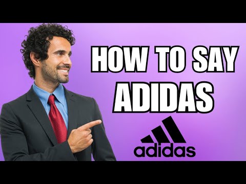 How To Pronounce Adidas (Correctly)