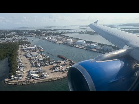 Allegiant Airbus A319 Famous Slam Landing Key West Intl. (KEYW)