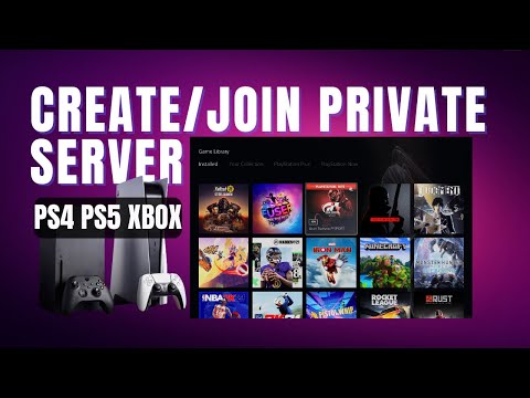 How To Join Make/Create A Private Server On Console {Ps4/Ps5 Xbox} - (Working)