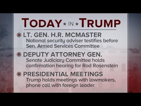 Here's what's on the Trump team's schedule today