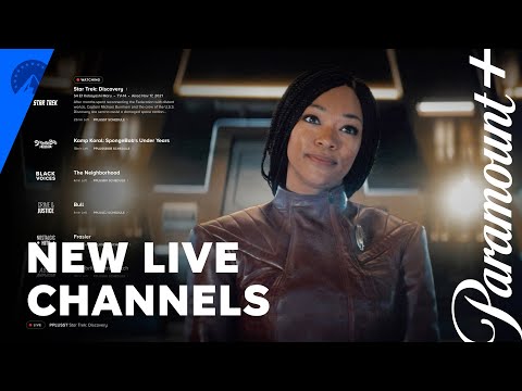 Paramount+ Presents Live Channels