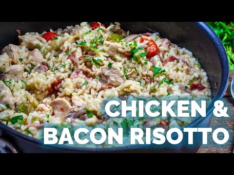 One-Pot Chicken & Bacon Risotto In Just 30 Minutes