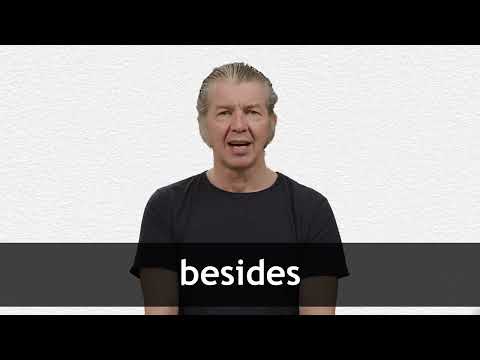 BESIDES definición y significado | Diccionario Inglés Collins