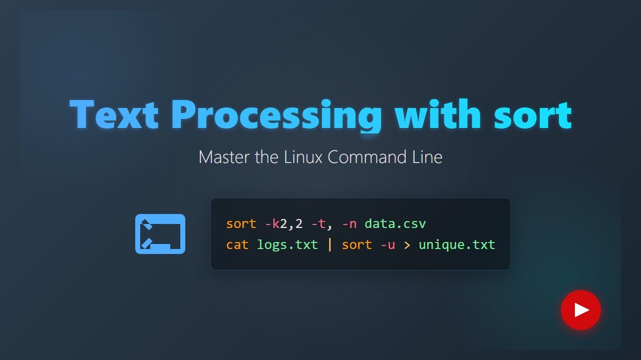 Master the Linux sort Command: Text Processing for Beginners