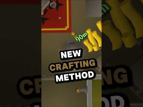 New easy 99 crafting method money making guide OSRS #osrs #oldschoolrunescape #runescape