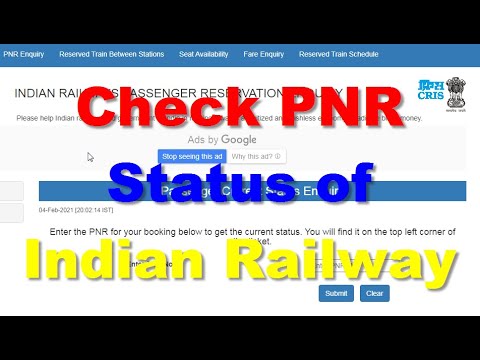 How to Check PNR status of Indian Railway