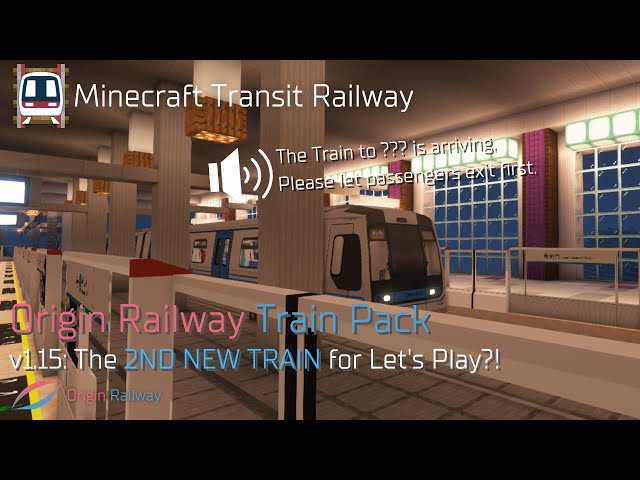 Minecraft Transit Railway: Origin Railway Train Pack v1.15 Minecraft ...