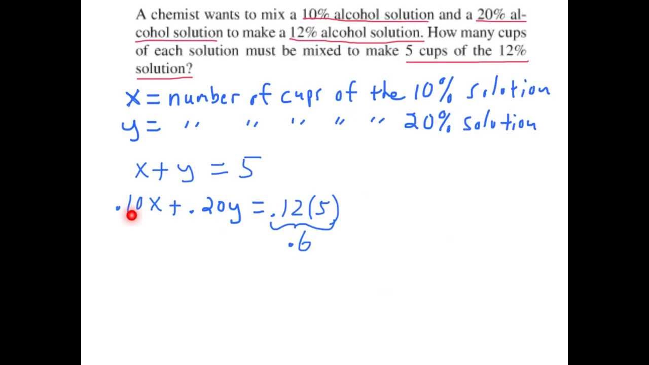 3.4: Value, Interest and Mixture Problems
