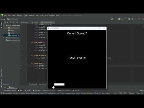 How to build "BOUNCING BALL GAME" using PYTHON Turtle Module | Python Advanced Projects