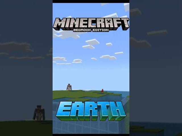 Bedrock Earth (Bedrock Map with Addon) Minecraft Map