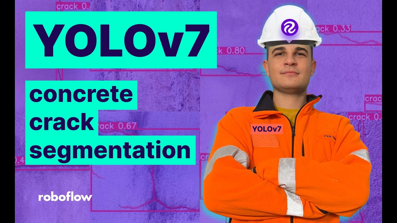 YOLOv7 Segmentation | Concrete Crack Detection | Google Colab | step-by-step Tutorial