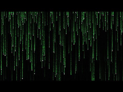 1 Hour Matrix Code Rain Screensaver - Matrix Themed TV Wallpaper 4K | Видео