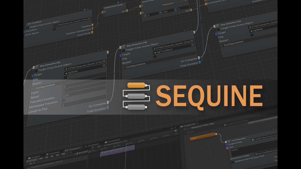 [Asset Store] Sequine - Sequencing, Animation, and Visual Scripting for Unity