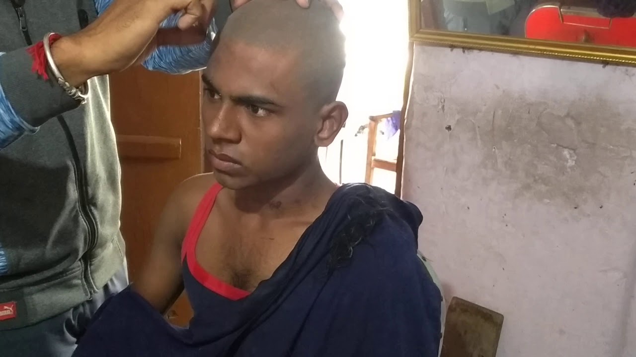 Indian men head shave series 11 part 2