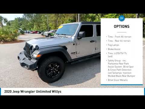 2020 Jeep Wrangler Unlimited PCR372874A