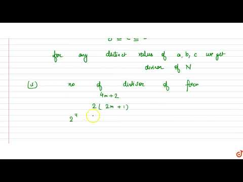 If N = 10800, find the(i) the number of divisors of the form 4m +2,(ii) the number of diviso