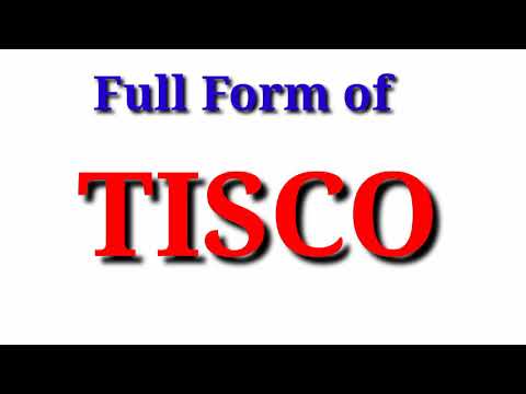 TISCO full form, TISCO ka matlab