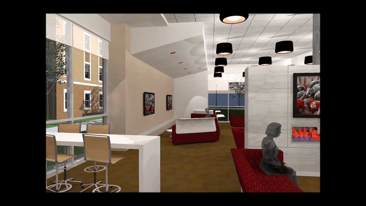 NIU - Dining Hall Interior Walkthrough