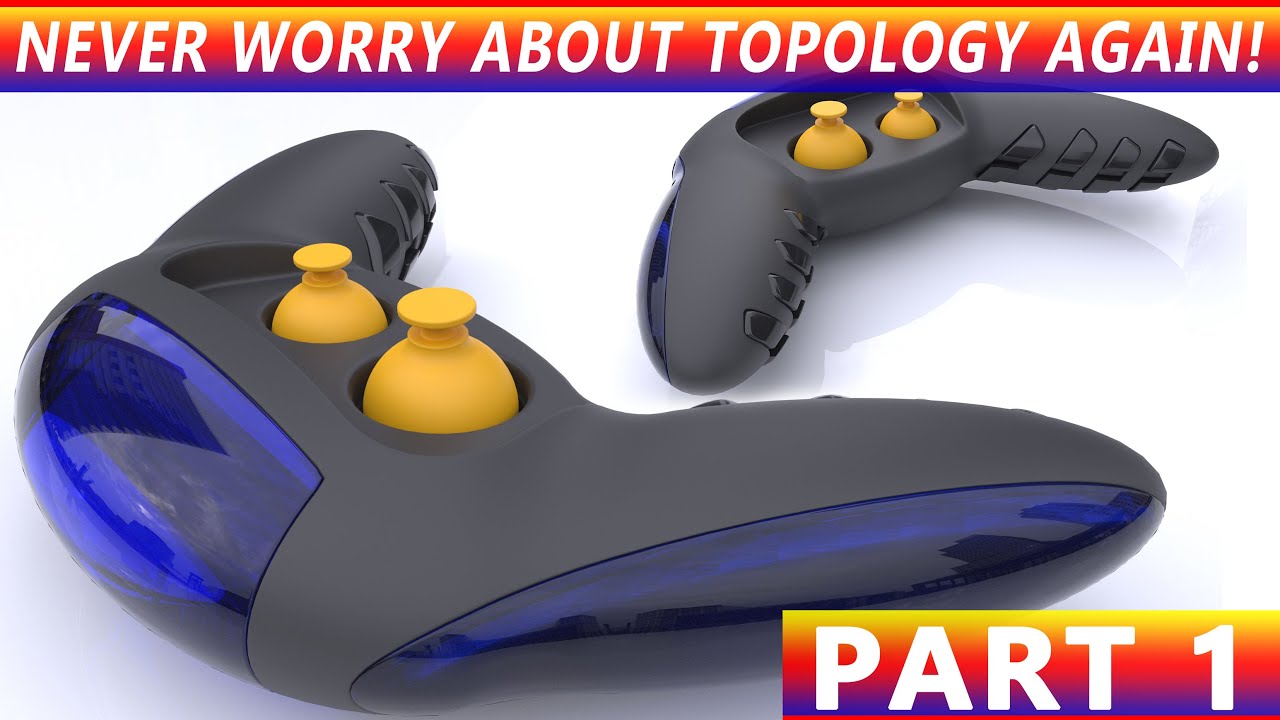 Hard surface modelling in Blender, never worry about topology again!  PART 1