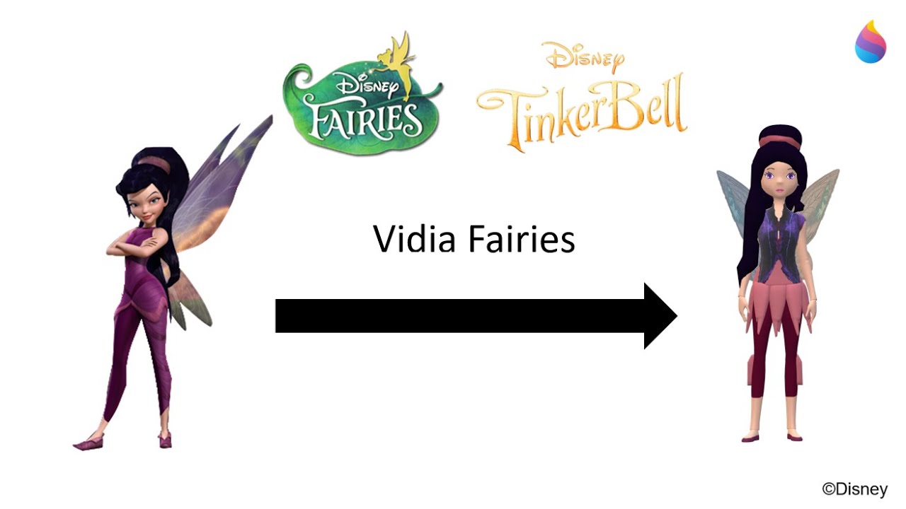 Paint 3D Tutorial: Vidia Fairies ~ Tinker Bell (2008)