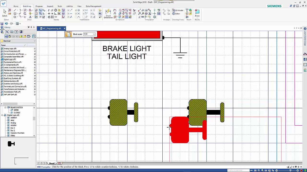 Solid Edge schematics