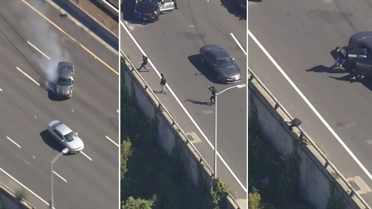 Suspects Flee After Chase Ends In Crash On Westbound Highway 24 In