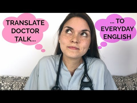Secret Language of Doctors: MEDICAL TERMS Translated (Medical Resident Vlog)