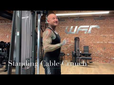 Cable Standing Crunch | myworkouts.io