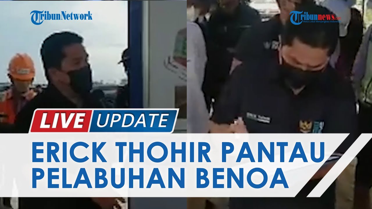 Menteri BUMN Erick Thohir Tinjau Kesiapan Pengerjaan Taman di Pelabuhan Benoa untuk Sambut KTT G20