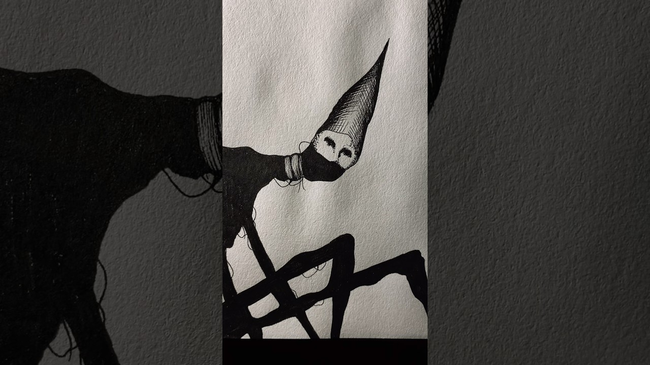 How To Draw Analog Horror #art #horror #funny #drawing #virashorts